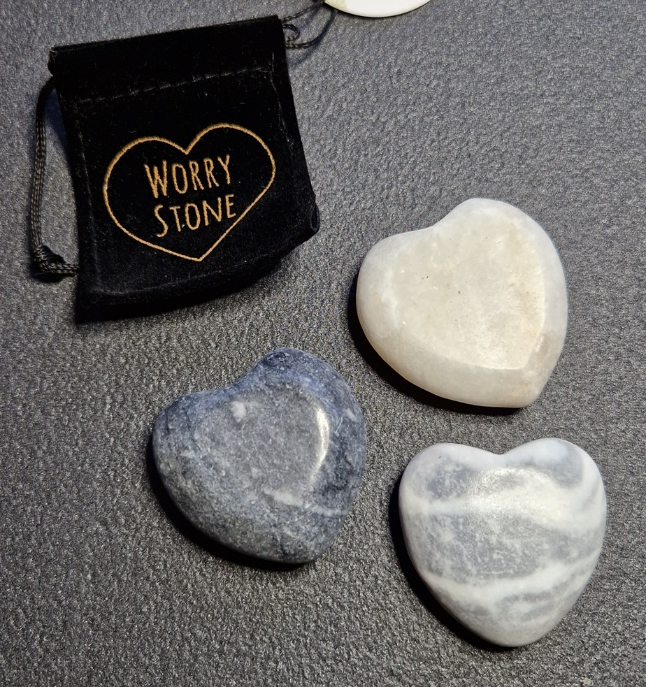 Heart Shaped Worry Stone - Castle Willow