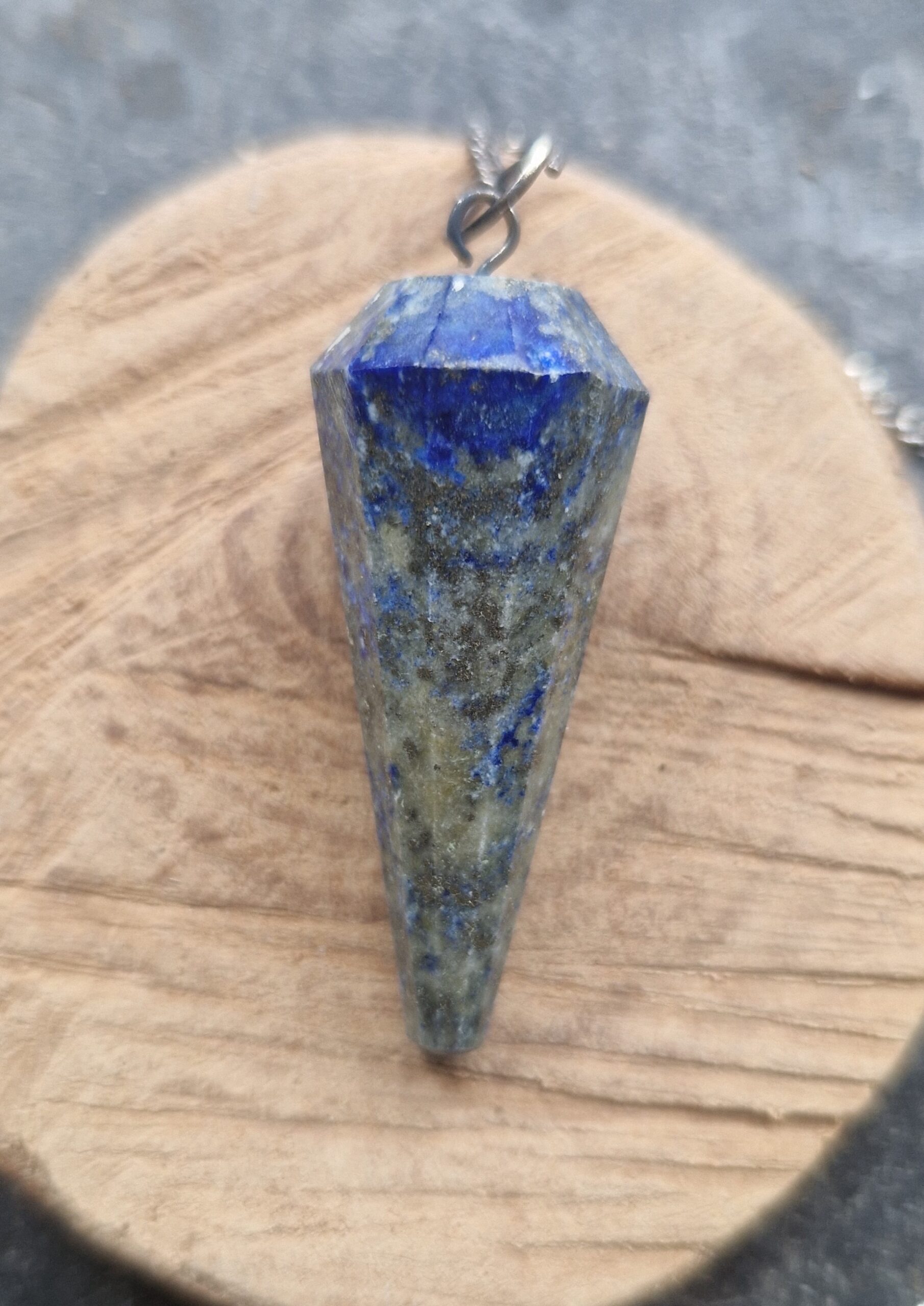 Lapis Lazuli Pendulum for divination, dowsing and healing